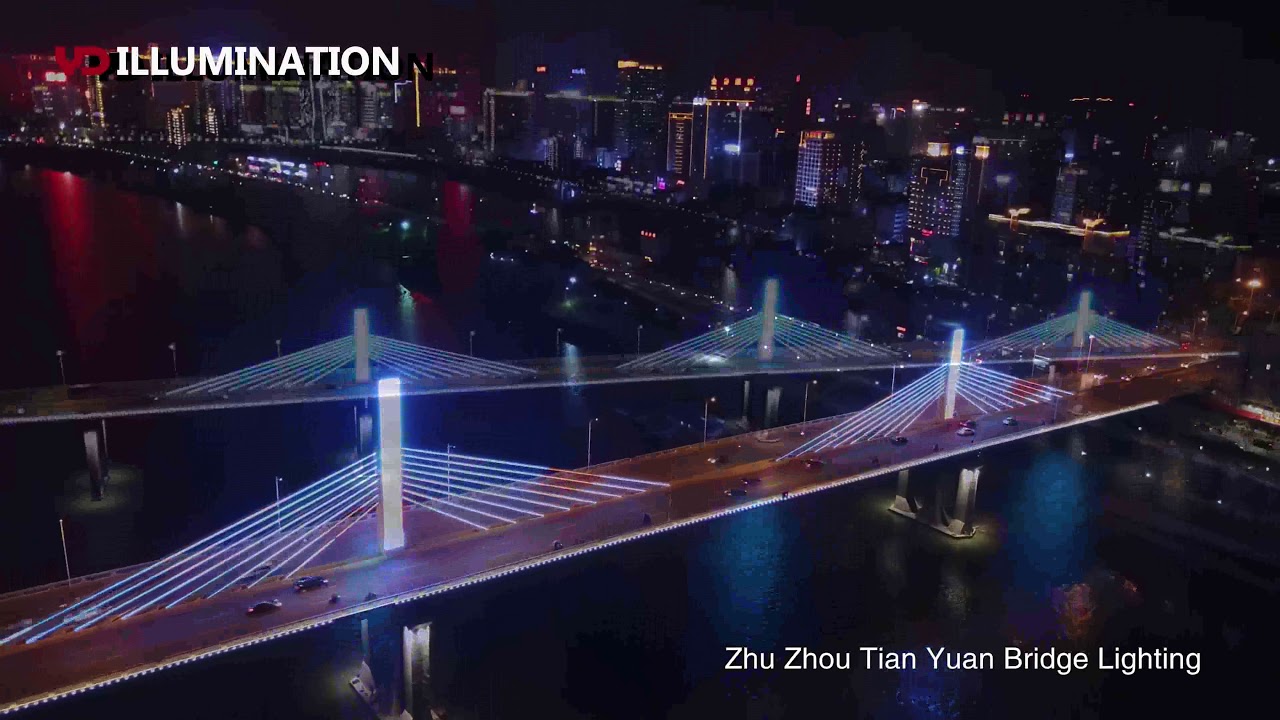 Outdoor DMX IP68 RGB LED Point Light for Cable Bridge Landscape ...