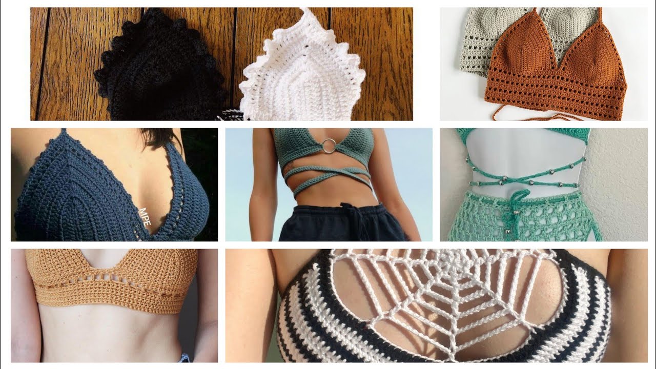 Step-by-Step Crochet Bralette Tutorial for Beginners - YouTube