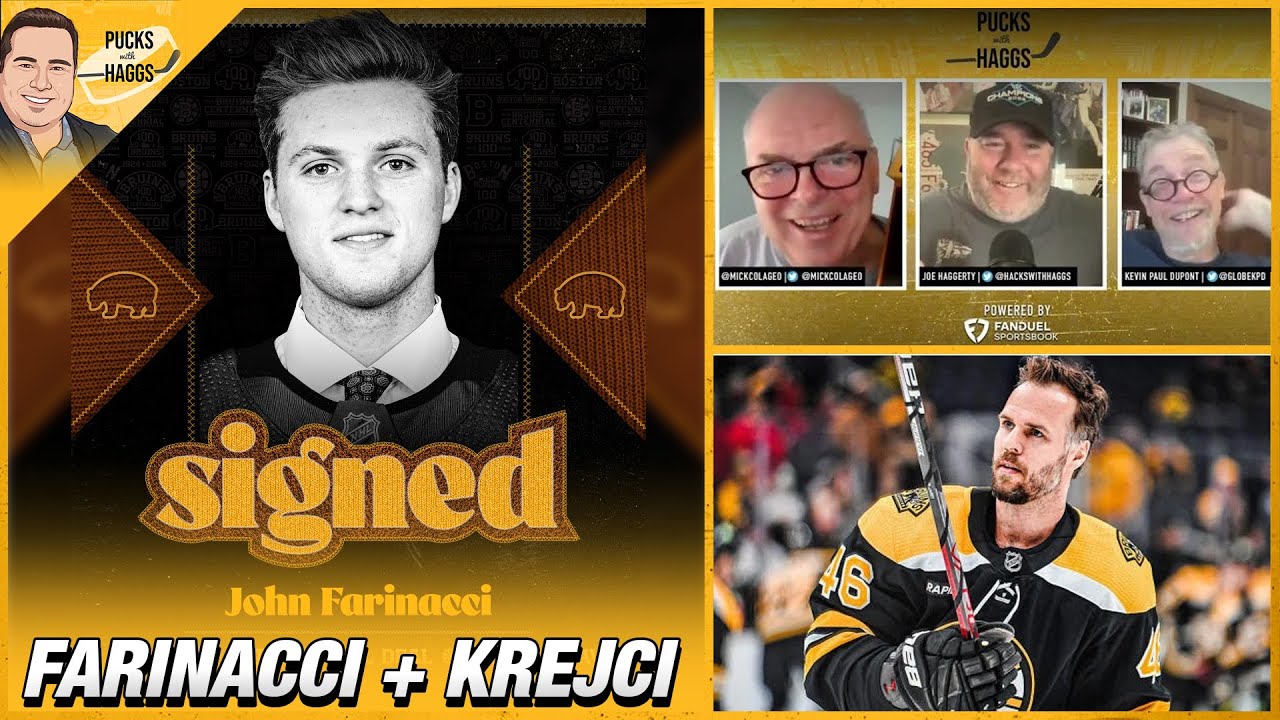 Bruins Sign John Farinacci + The Legacy of David Krejčí w/ Mick Colageo ...