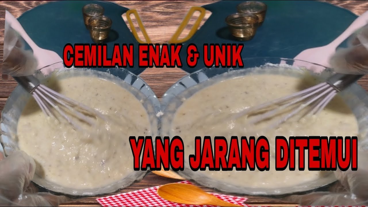 Resep membuat cemilan unik dan enak dari pisang kematangan - YouTube