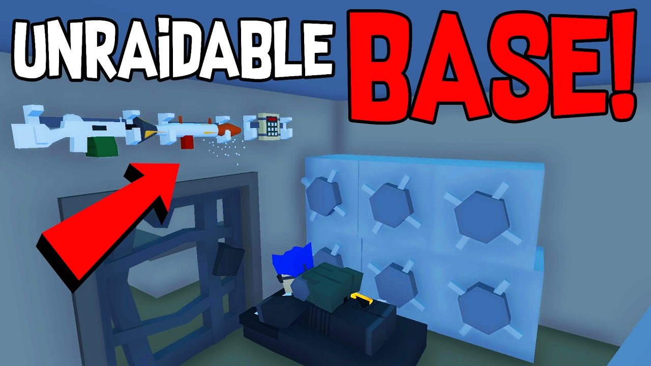 ALMOST UNRAIDABLE BASE IN VANILLA! Only 2 Scrap required! | Unturned ...