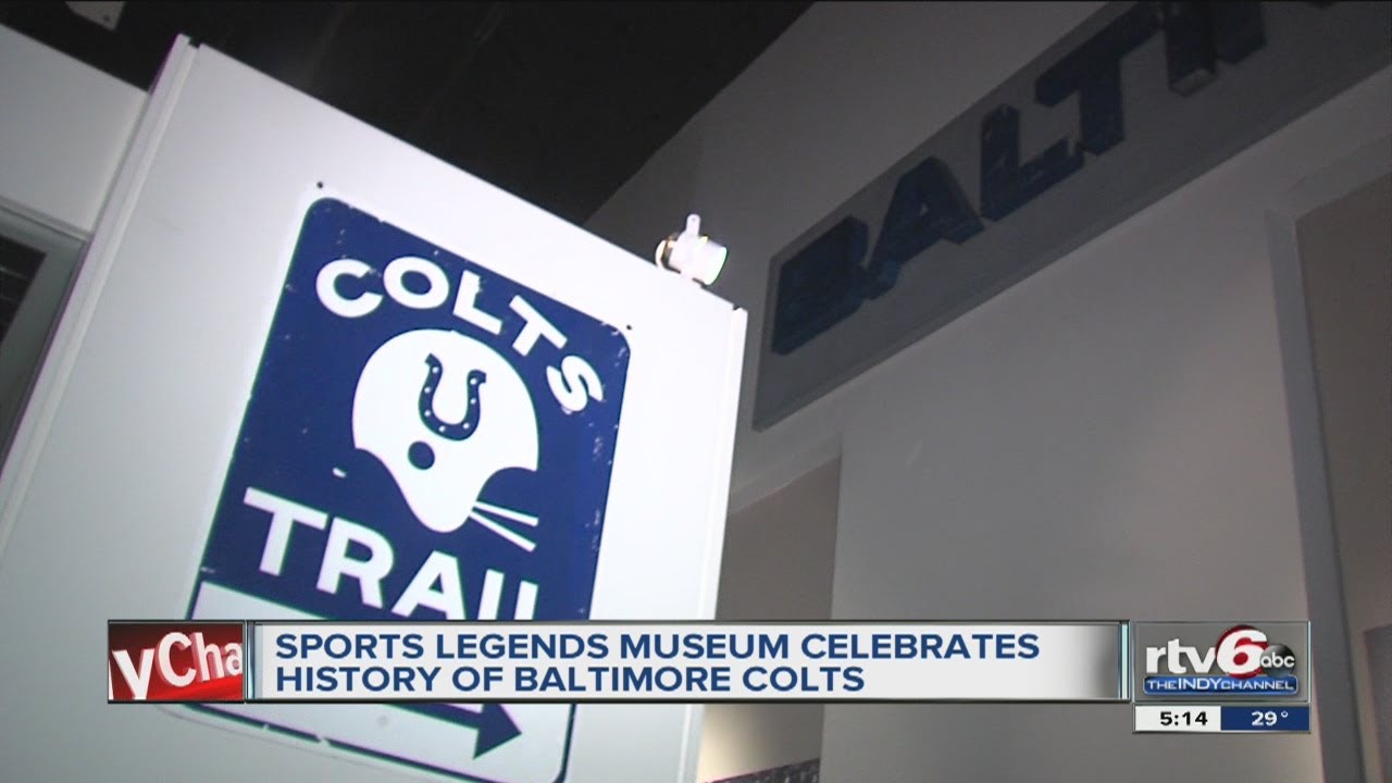 Sports Legends Museum celebrates history of Baltimore Colts - YouTube