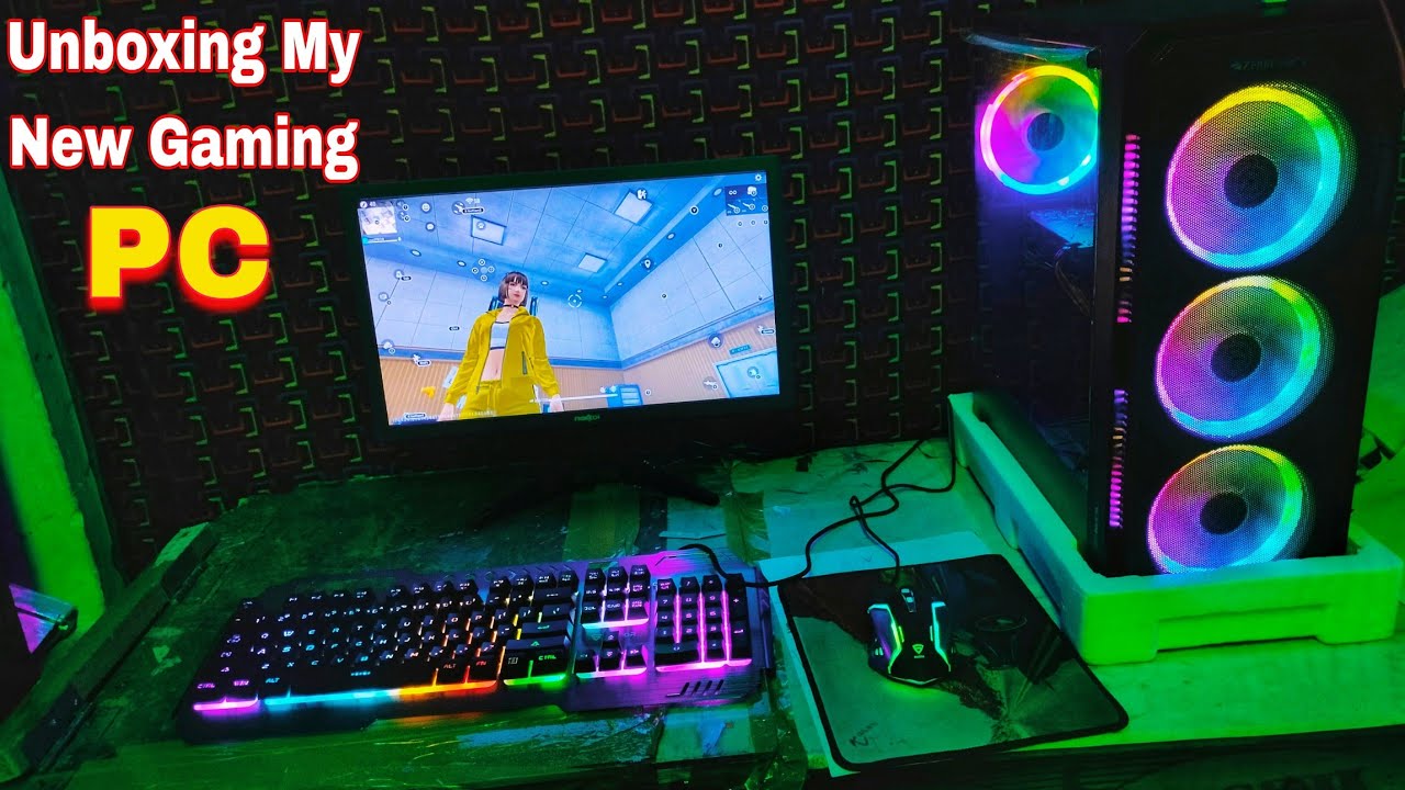 my new gaming pc unboxing || worth - 45000 || finally aa gaya Mera ...