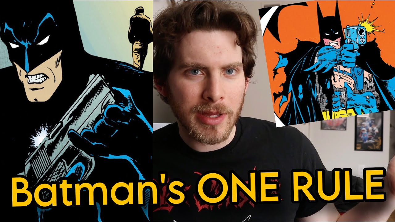 Back Issues - Batman's ONE RULE - YouTube