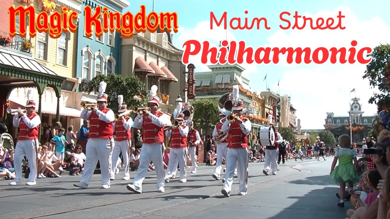 Main Street Philharmonic Band @ Magic Kingdom #disneyparade # ...