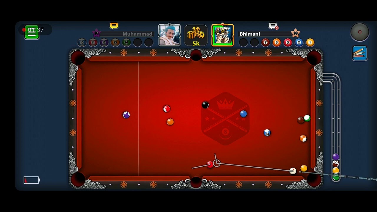 8 ball pool || My Good Luck || MOST UNBELIEVABLE RUN OUT EVER 8 Ball ...