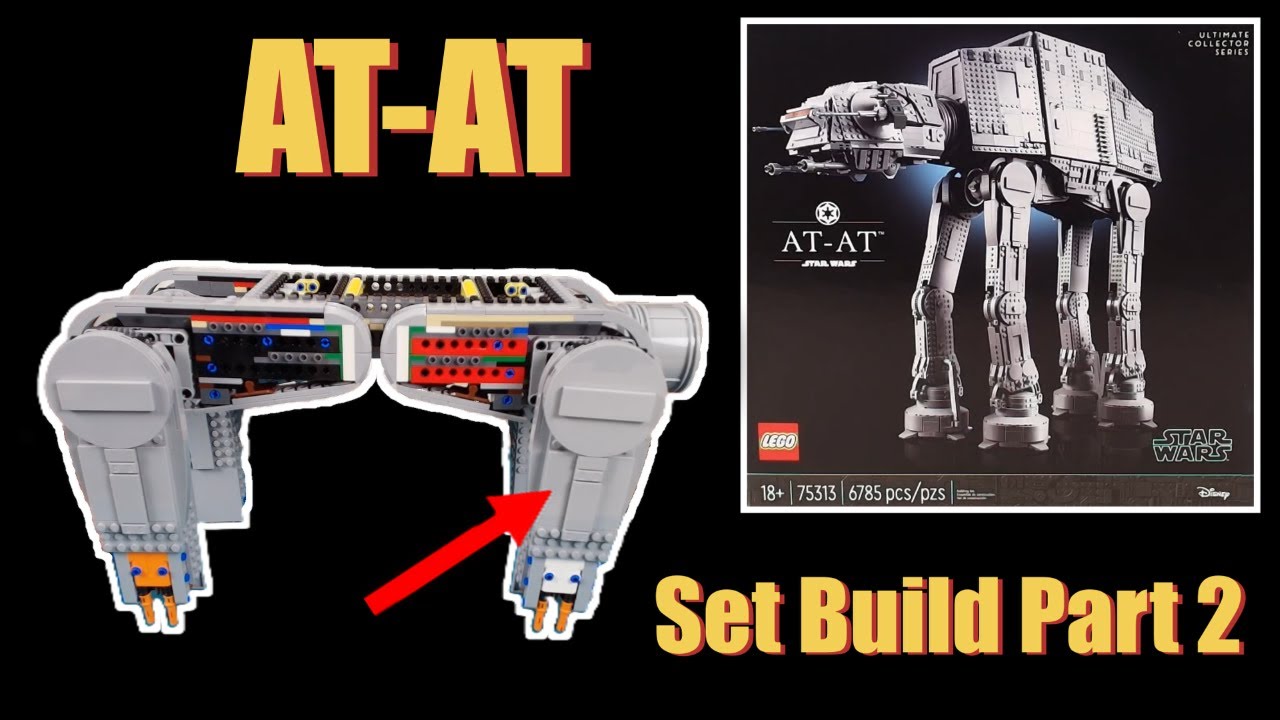 Star Wars AT-AT LEGO set build Part 2 - YouTube