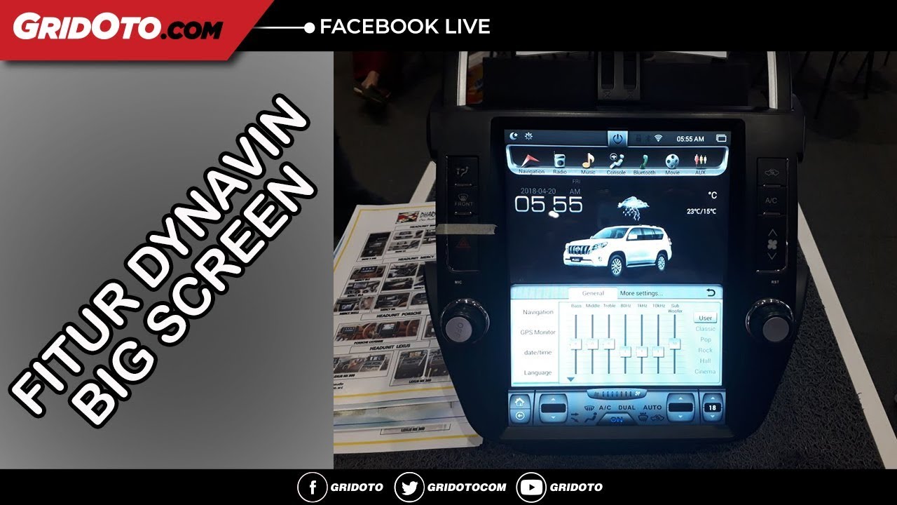 Bedah Spesifikasi Dan Fitur DYNAVIN BIG SCREEN Produk Head Unit Terbaru ...