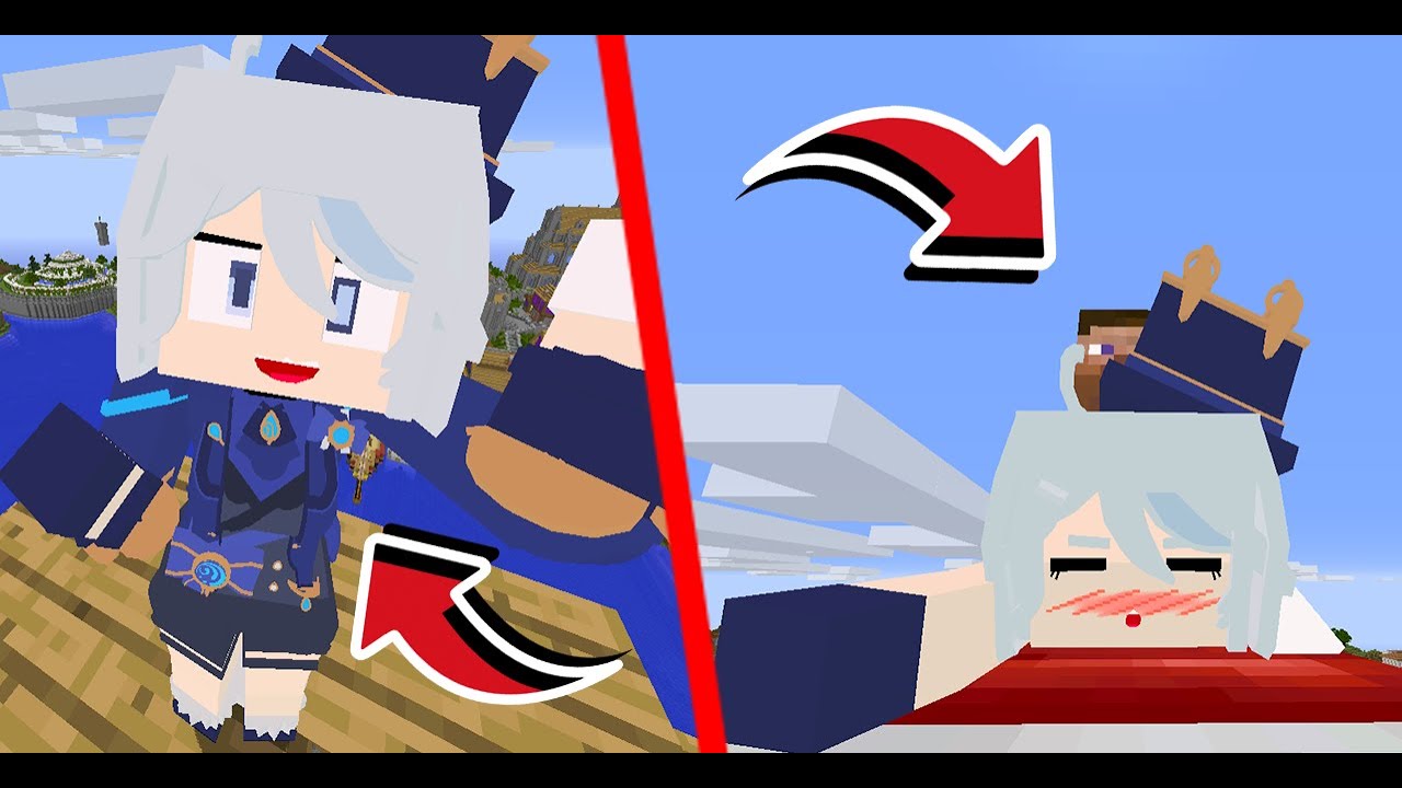 WHAT DID I DO WITH FURINA FROM Genshin Impact in Minecraft Jenny mod ...