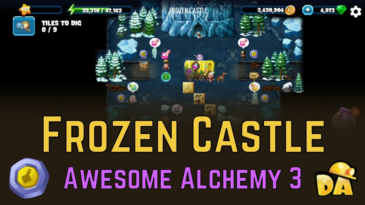 Frozen Castle - #7 Awesome Alchemy 3 - Diggy's Adventure - YouTube