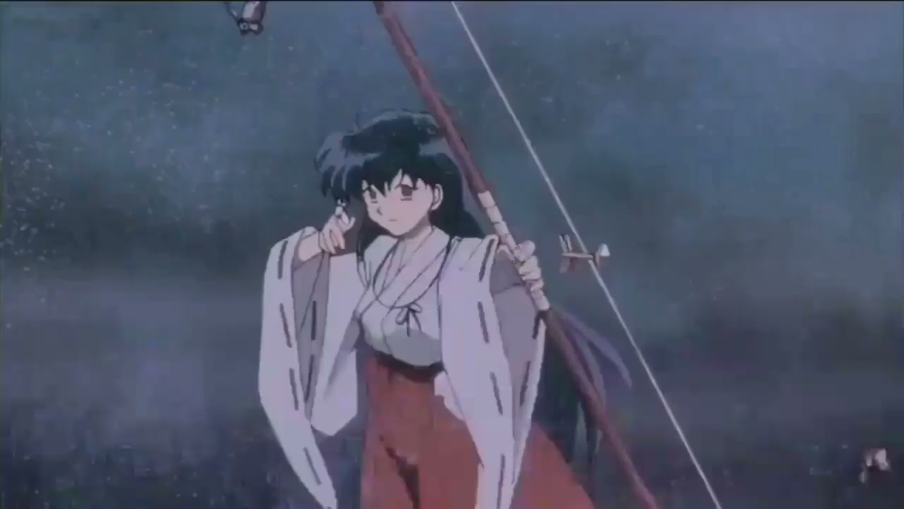 Kagome shoots Inuyasha with an arrow - YouTube