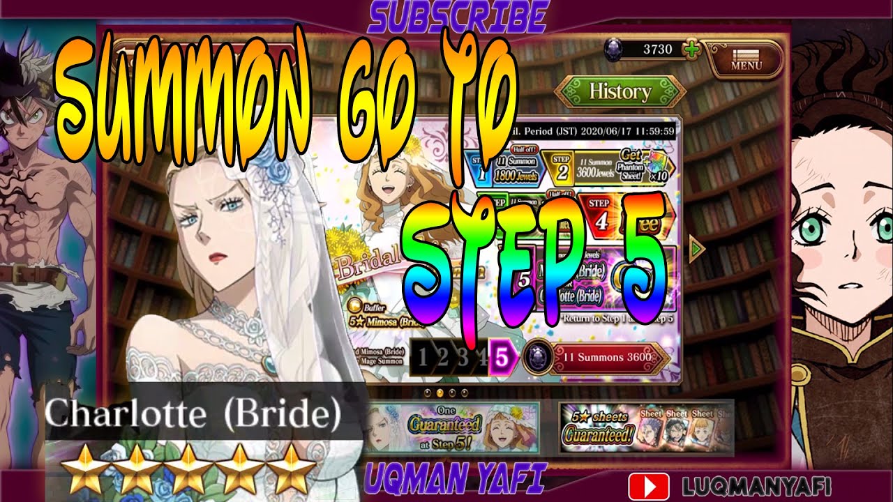 Summon Event Joyful Bridal Fair | Black Clover Phantom Knight Indonesia ...