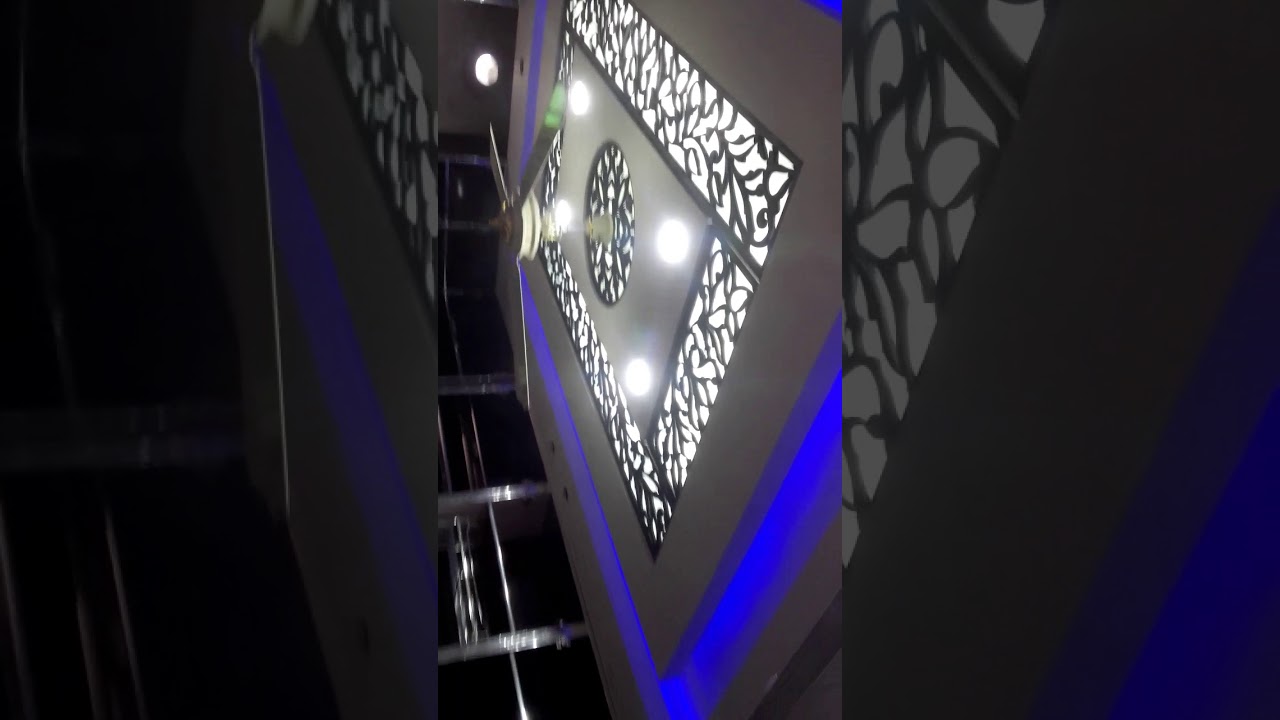 gypsum board grill light Ceiling and PVC kitchen.Video clip 03 - YouTube