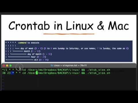 Crontab jobs : How to schedule & run a bash or python script automatically on a Linux server or ...