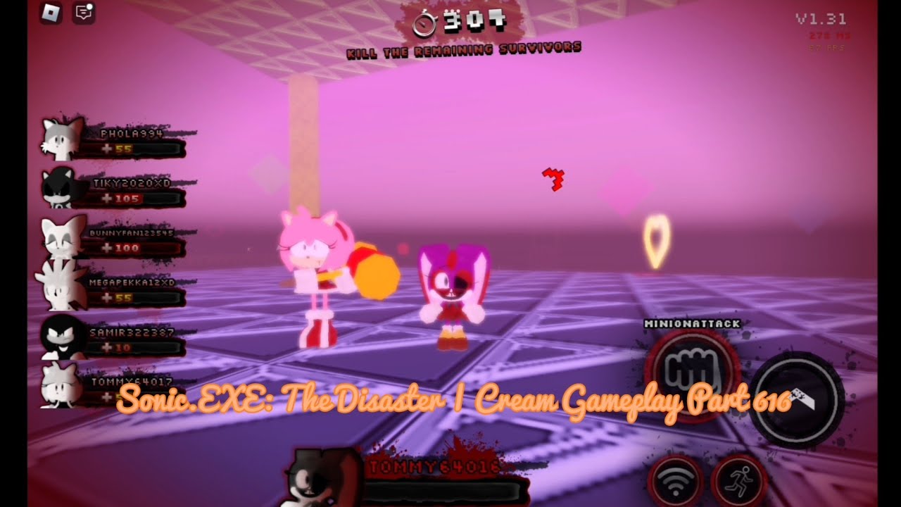 Sonic.EXE: The Disaster | Cream Gameplay Part 616 - YouTube