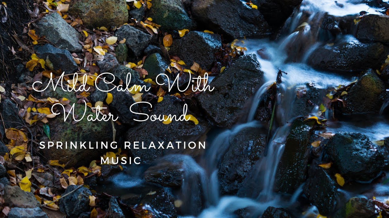 Mild Calm Music with Water Sound for Peace and Relaxation || Soothing ...