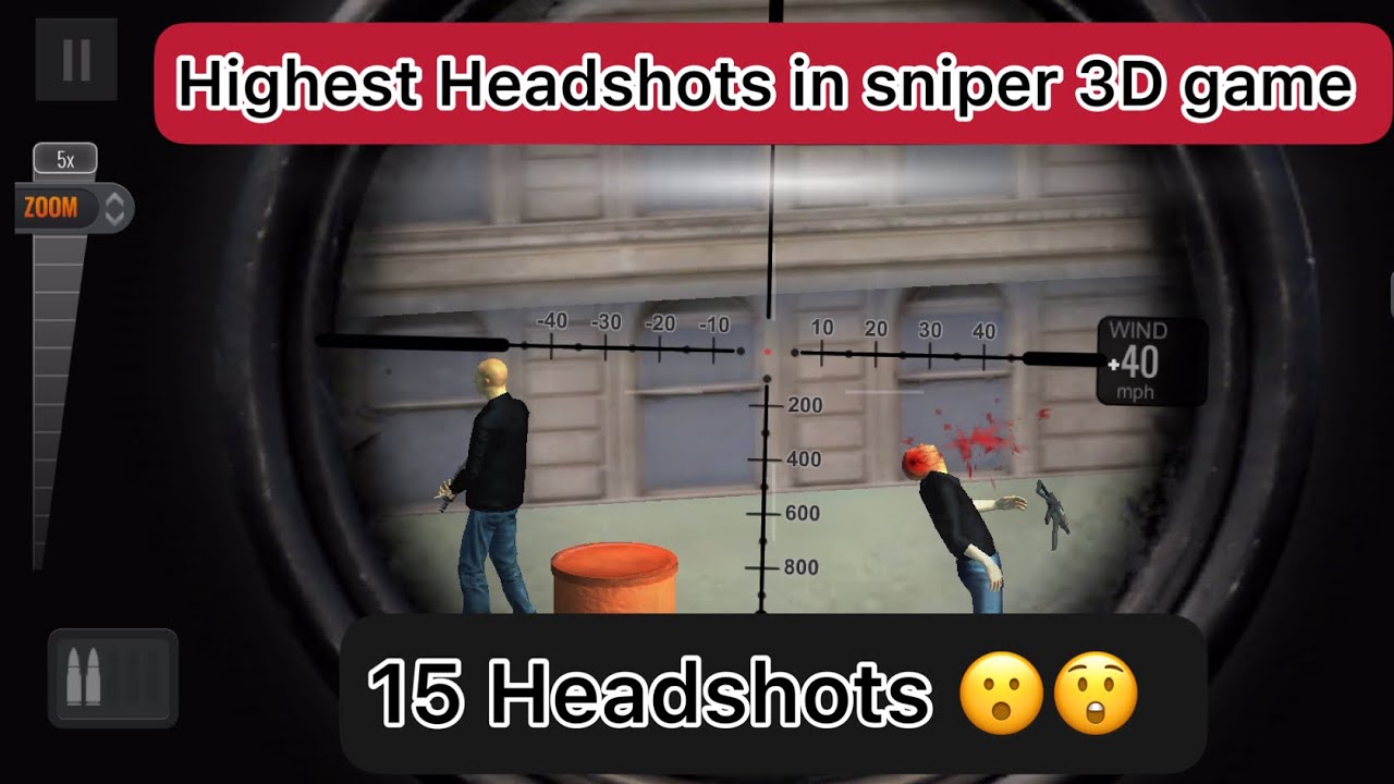 Headshots by sniper in sniper3d game 🫨#sniper3dgameplay #headshot - YouTube