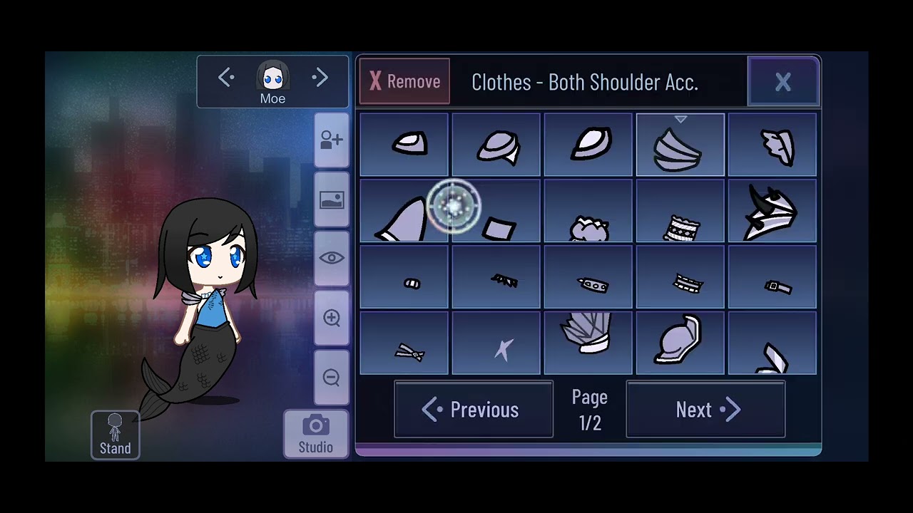 Gacha Club - Making Moe into a Mermaid - YouTube