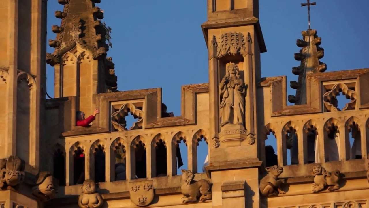 2013 May Morning in Oxford - Magdalen College Choir singing (Video ...