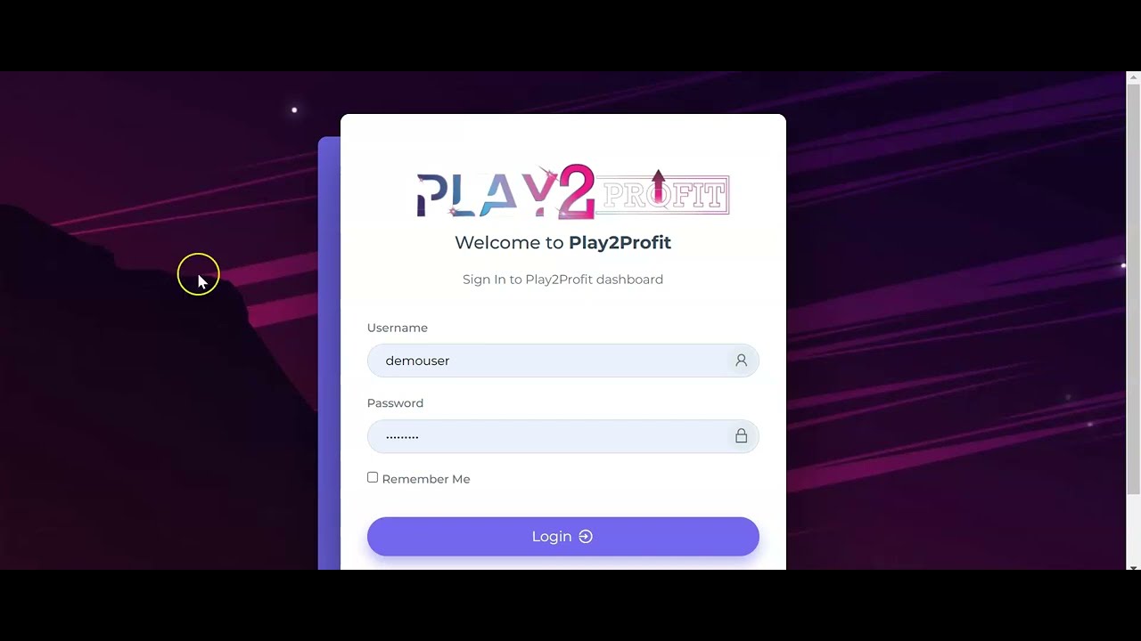Play2Profit Demo - YouTube
