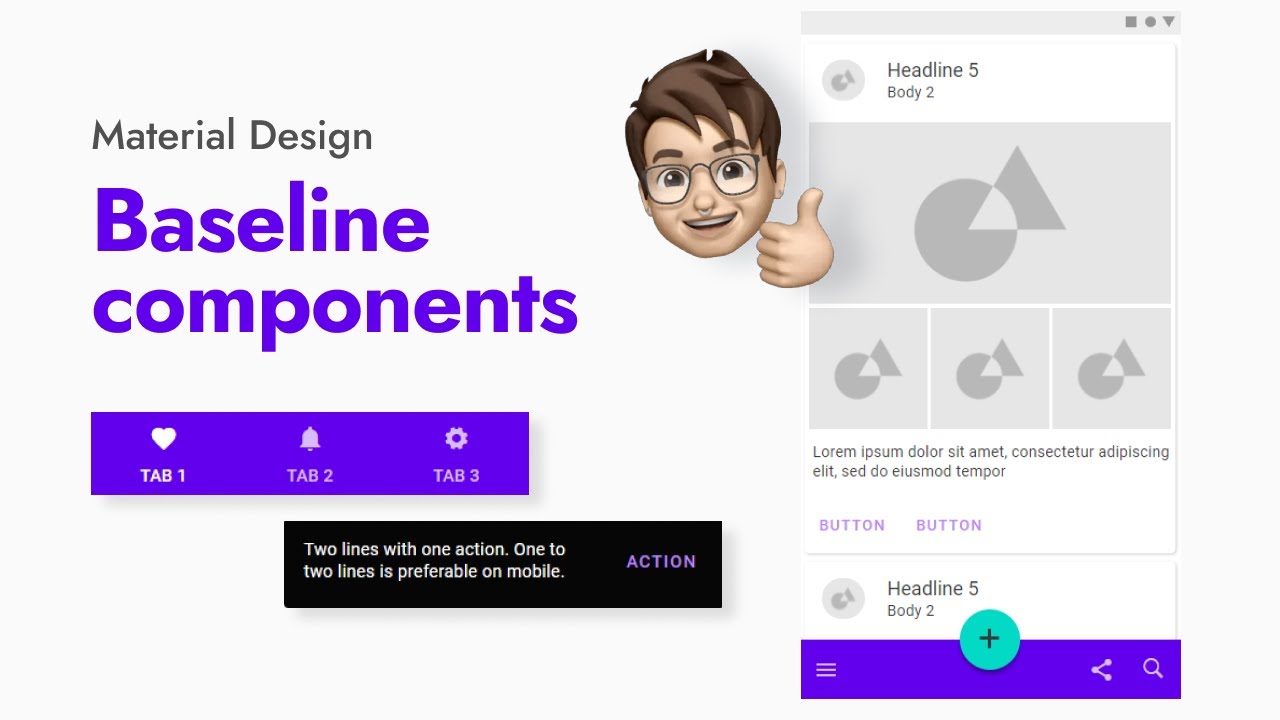 Bubble.io Material Design UI Kit / Screencast - YouTube