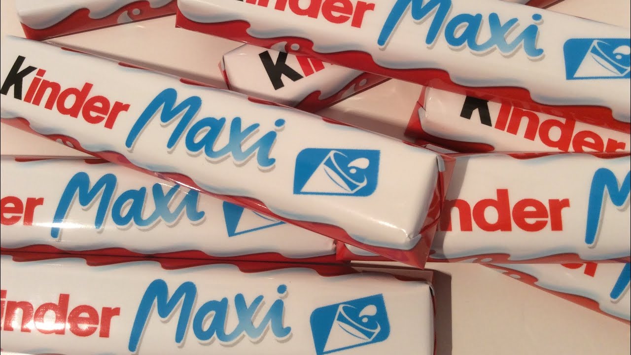 KINDER CHOCOLATE MAXI ASMR UNBOXING - YouTube