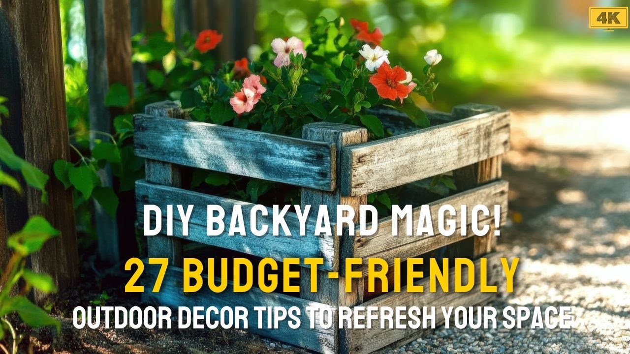 DIY Backyard Magic! 27 Budget-Friendly Outdoor Decor Tips to Refresh ...