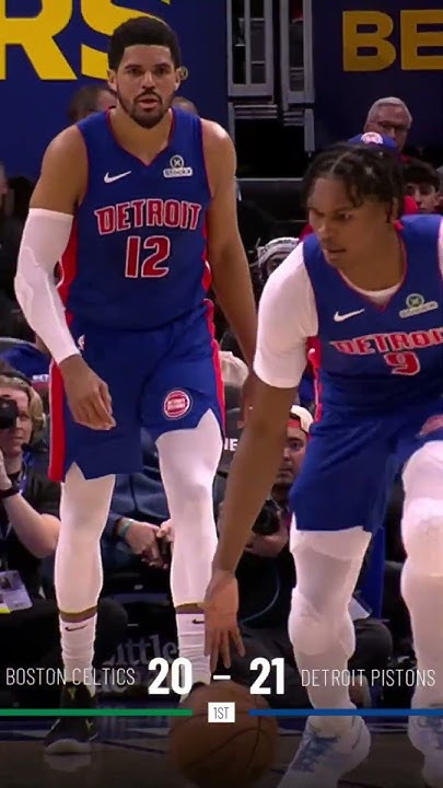Pistons vs Celtics | 1st Quarter Highlights #detroitpistons #pistons #detroitbasketball #nba ...