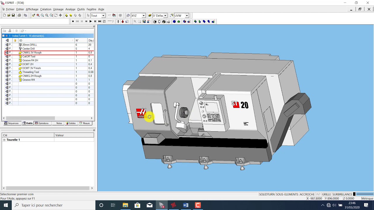 Tuto Manual Programming #4 Machine Tools - Milling & Turning - HAAS ESPRITCAM – CIMCO ...