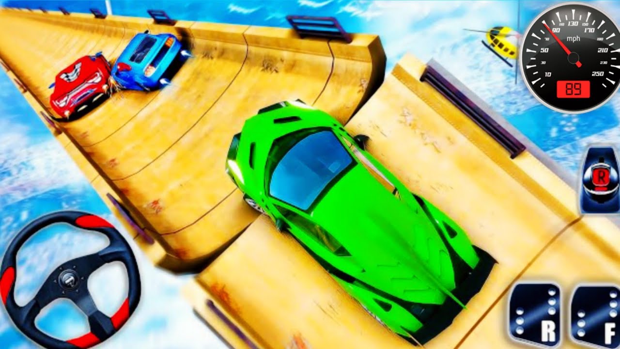 Ramp Car Games GT Car Stunts - Impossible Car Mega Ramp Challenge ...