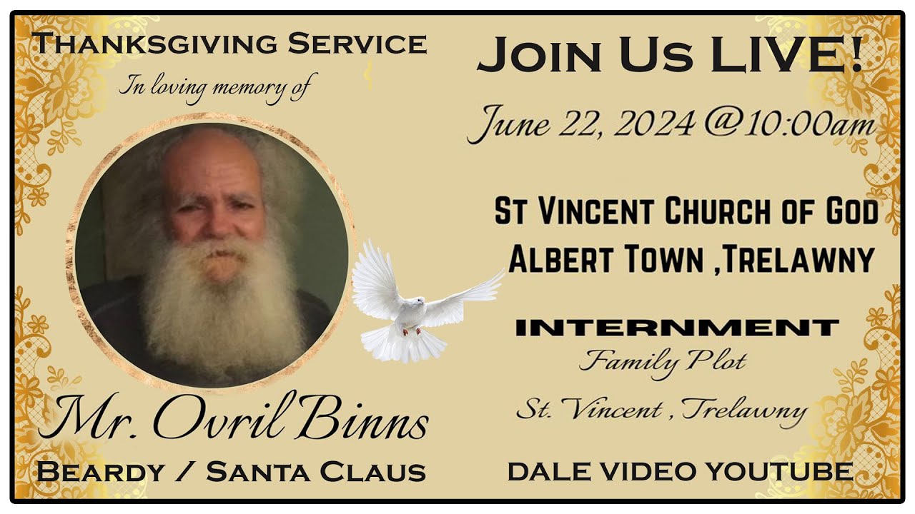 Ovril Binns 'Santa Claus/Beardy' Thanksgiving Live! @St. Vincent Church ...