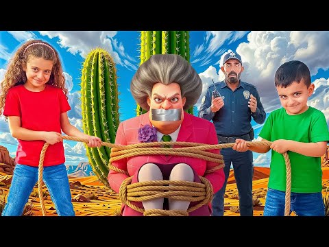 POYRAZ ELİF EVDE BÜYÜK GÜRÜLTÜ YAPTI!!!ANNESİ SCARY TEACHERI ARADI!!!