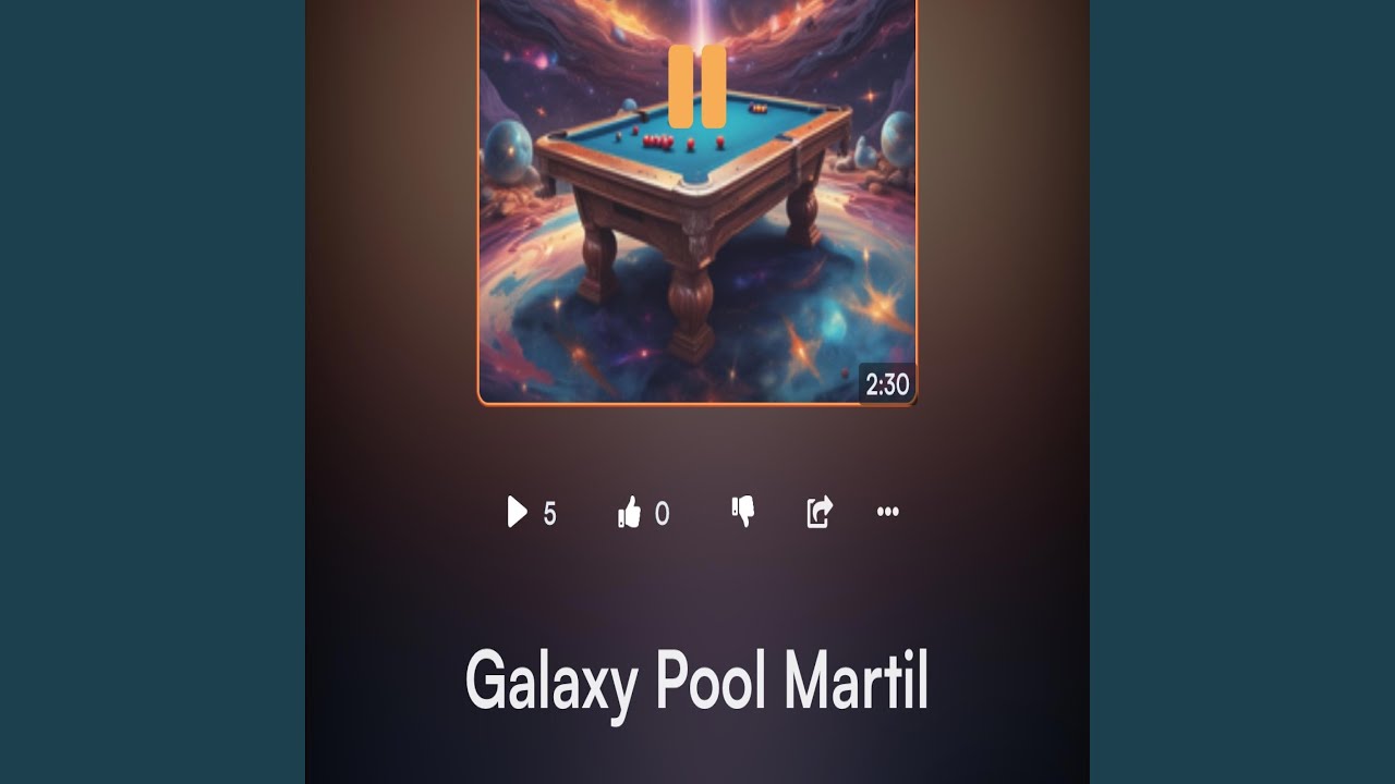 Galaxy pool - YouTube