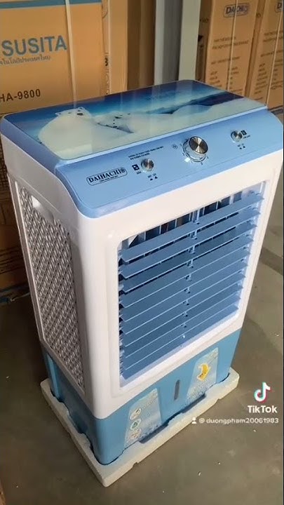 Quạt điều hòa Daichio HA-40A 40L nước chính hãng 0989268308 0936169506 - YouTube
