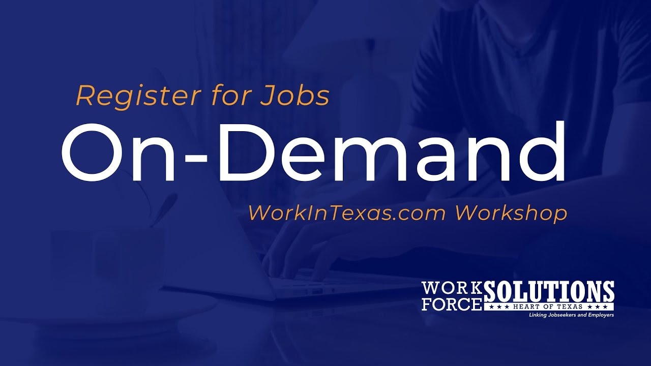 Register for Jobs On-Demand - YouTube
