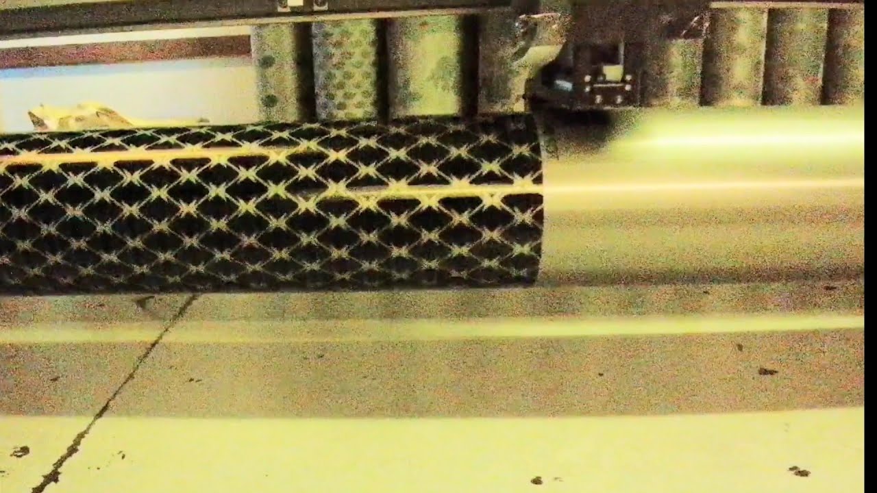 Rotary Printing Screen Makeing #fabric #machine #video - YouTube