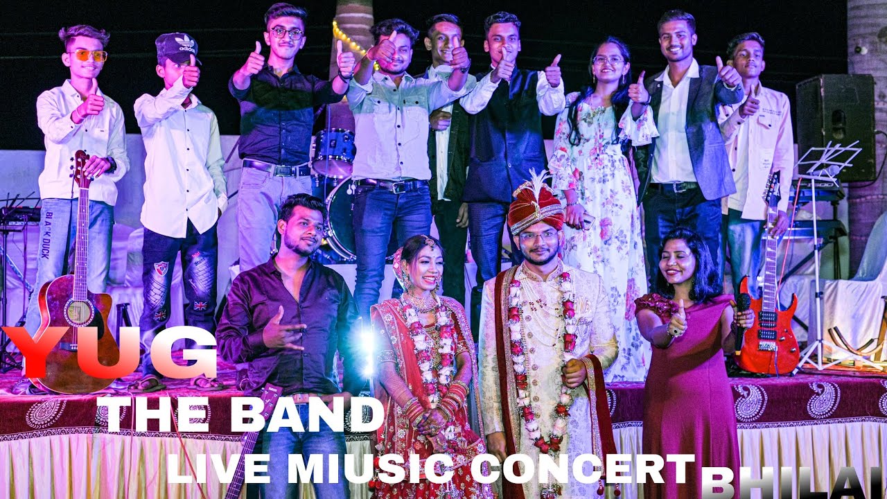 "Yug the band bhilai....live music concert ( rajwada palace ) durg ...