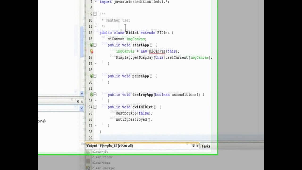 NetBeans-j2me-Ejemplo #15 muestra una imagen en el modo gráfico - YouTube