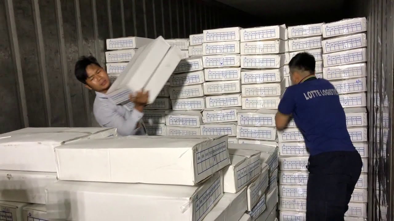 SEAFOOD LOADING #7. NHẬP KHO CÁ NỤC GAI XUẤT KHẨU P.2 (UNLOADING ROUND ...