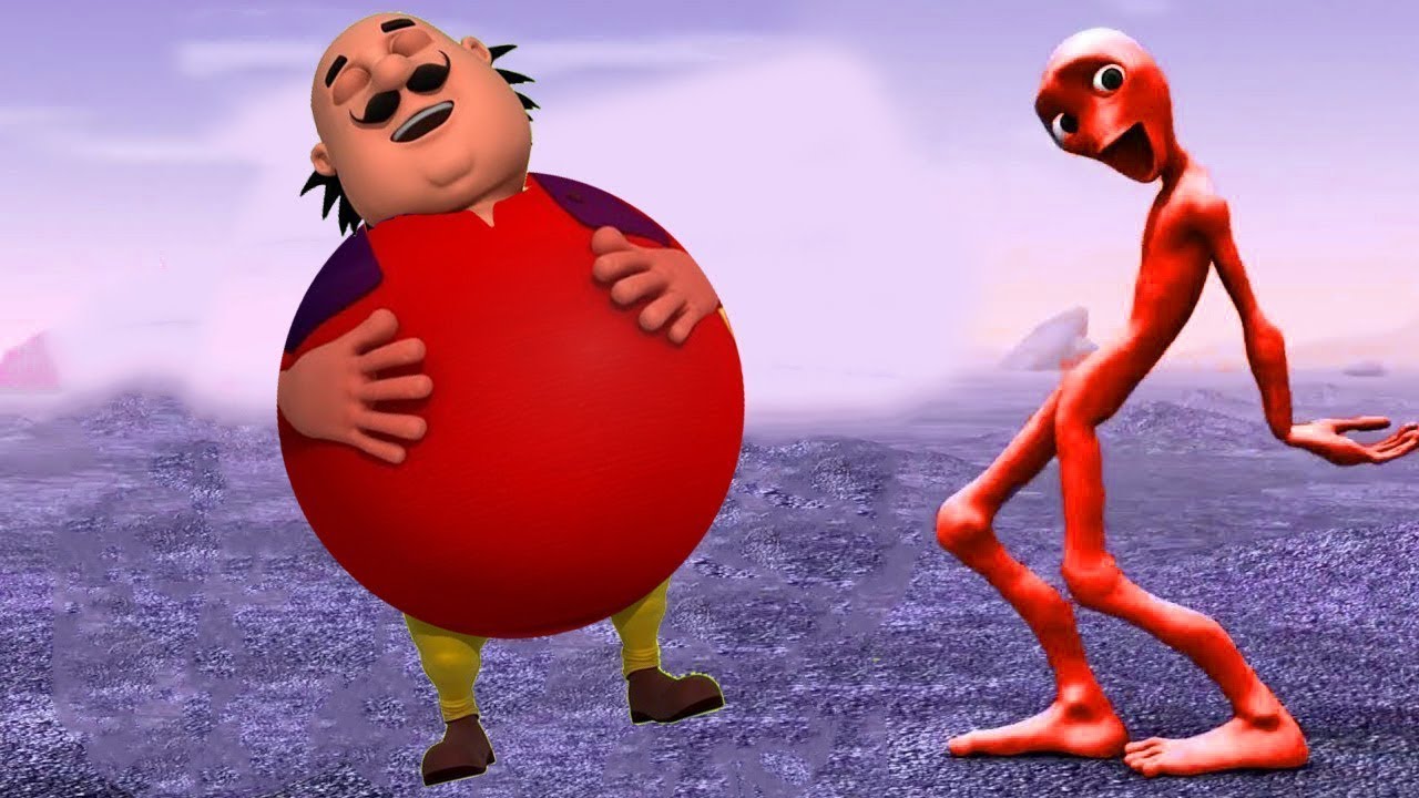 Colors Learn with FAT Motu vs Alien Dance Dame Tu Cosita l Motu Patlu ...