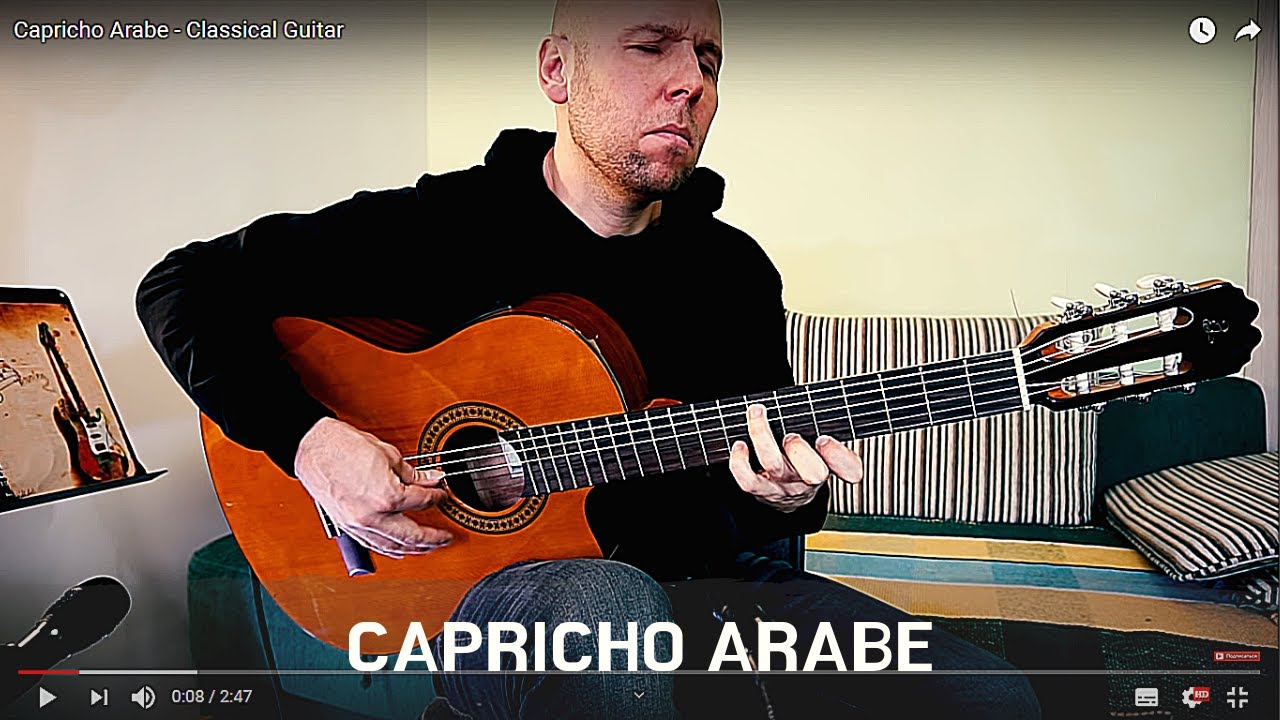 Francisco Tárrega /Capricho árabe/ Guitar Classical - YouTube