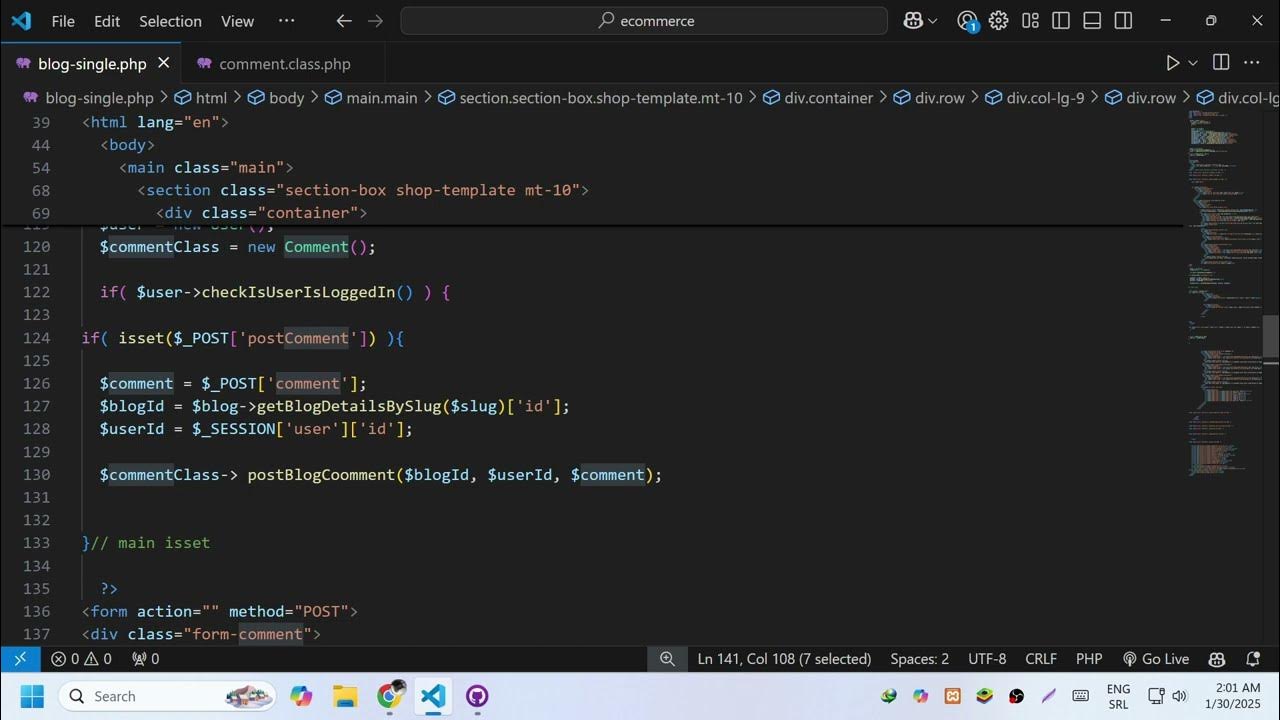 Making eCommerce website - OOP PHP PDO - Part 8 - YouTube
