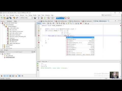 Membuay dan menampilkan elemen array 3D bertipe int - YouTube