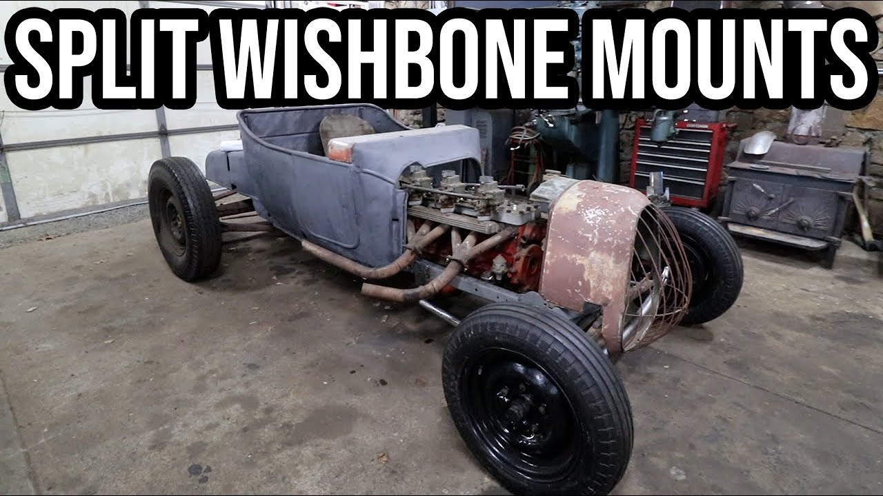 Super Simple Split Wishbone For Our Model T Roadster Racer - YouTube