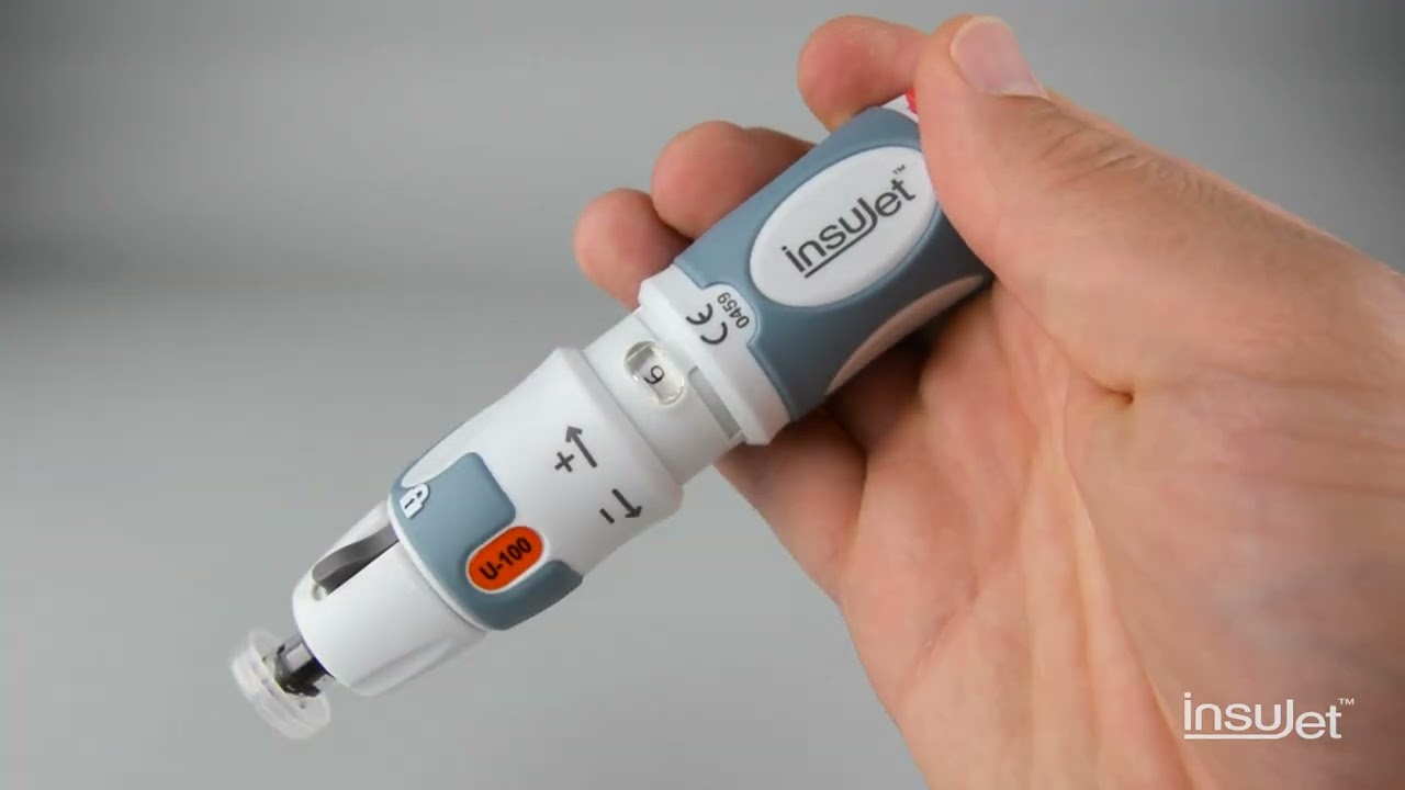 InsuJet™ - Instructions Part 09: Administer insulin - YouTube