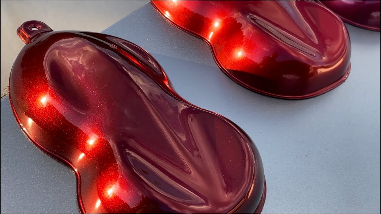 Cambiando de color plata a perla roja candy - YouTube