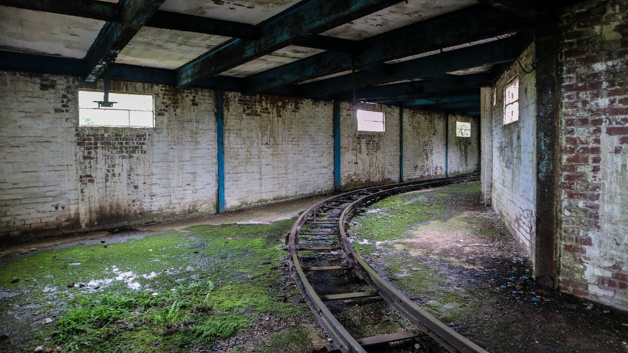 Intact Abandoned Minecart Track at Historical Colliery (Day Two) - YouTube