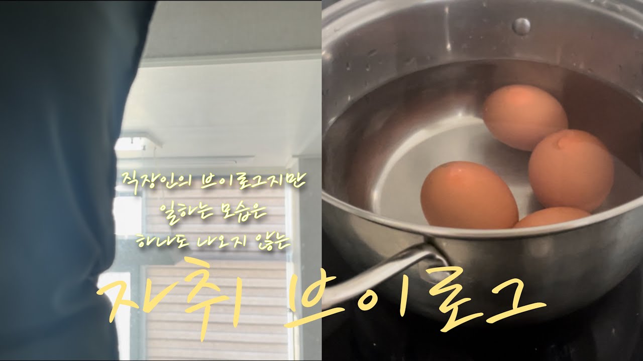 자취하는 직장인 브이로그 밥빵면 중에 밥 제일 좋아하는데 면을 제일 많이 먹은 모순적인 브이로그 극소수의 확률로 해먹는 굴