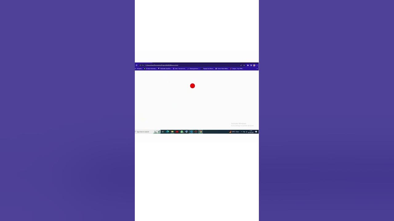 Animate Your Web With This Simple Bouncy Ball Effect Step By Stepshorts Web Htmlcss
