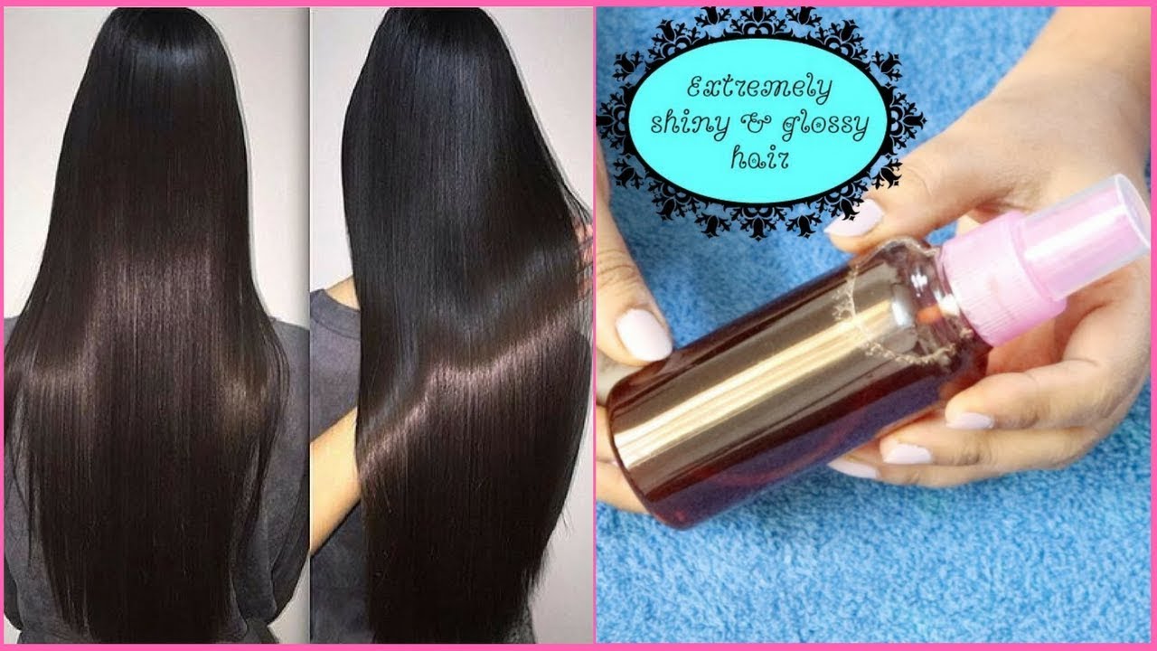 Get Glossy, Shiny & Silky Hair Naturally | Only Two Ingredients Makes ...